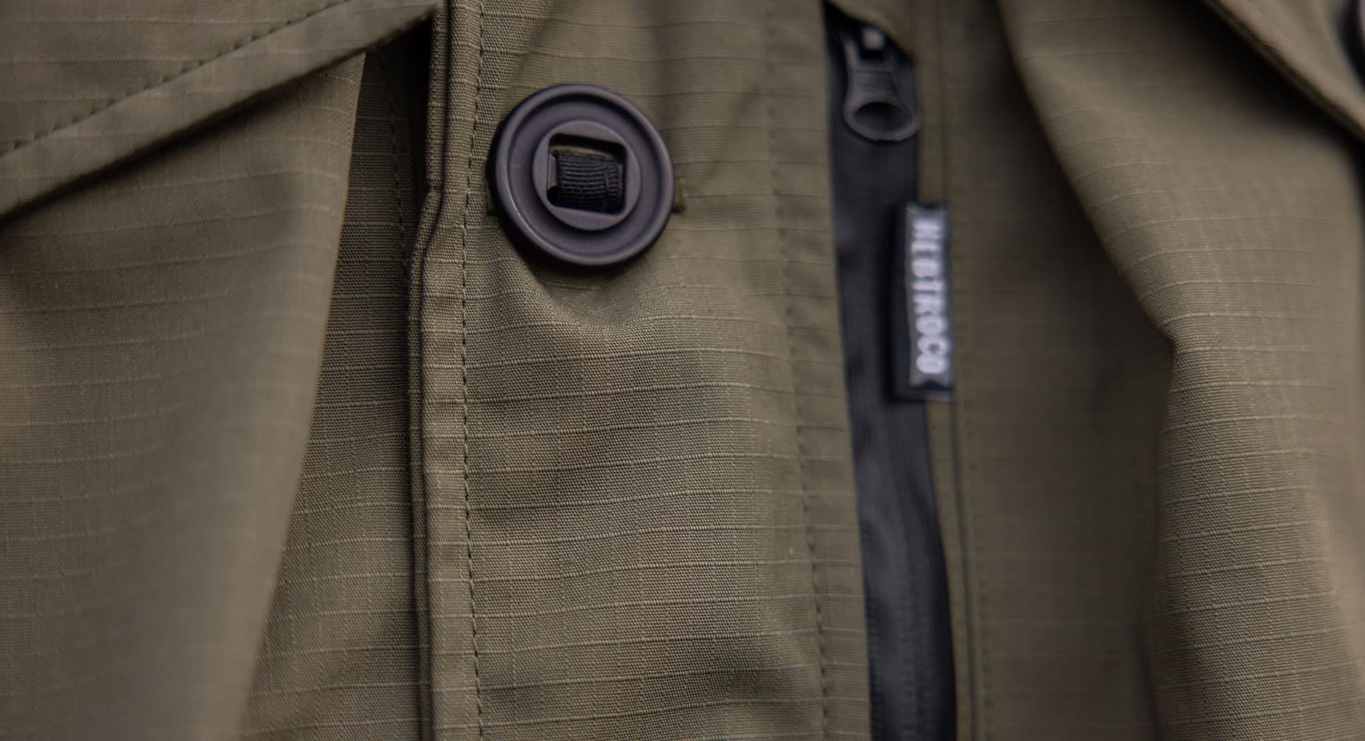 303 Ripstop Jacket / Olive - HebTroCo