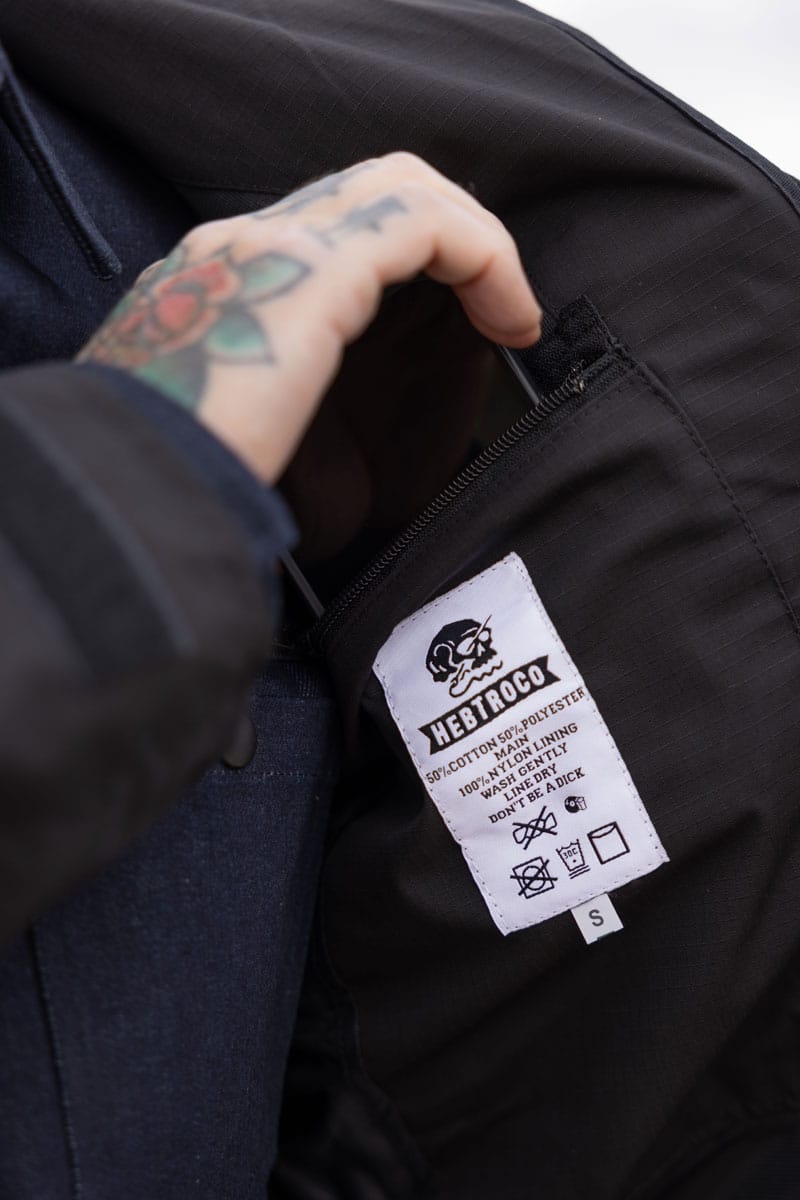 303 Ripstop Jacket / Black - HebTroCo
