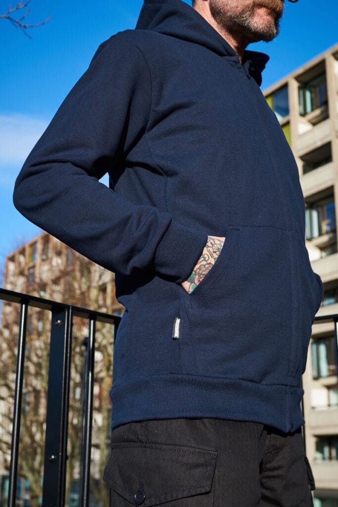Heavy Zipper Hoodie / Black - HebTroCo