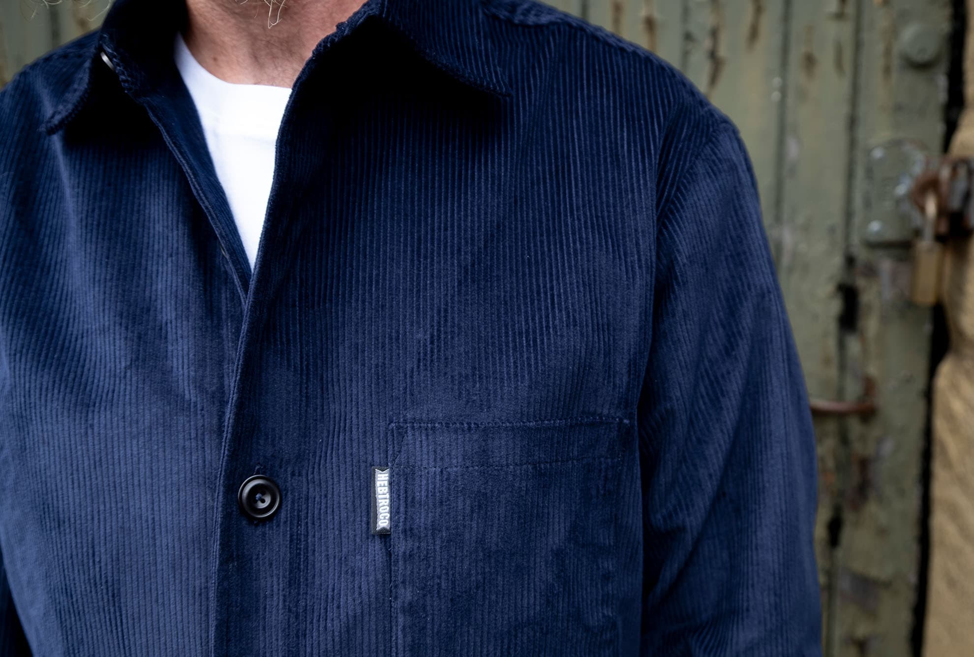 Cord Overshirt / Biro Blue - HebTroCo