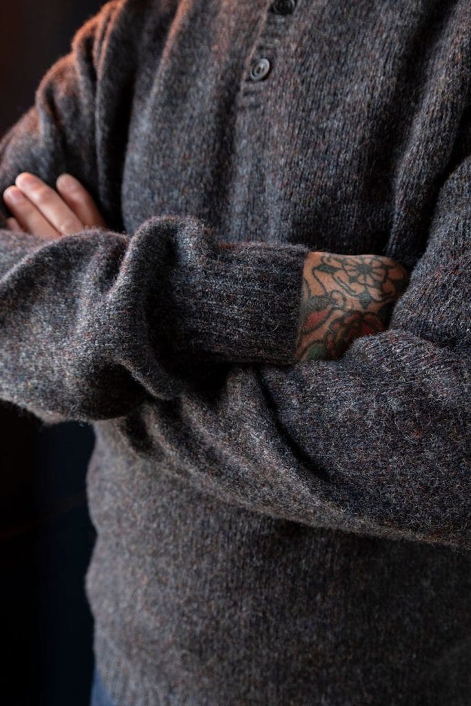Henley Smoulder Jumper - HebTroCo